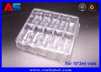 China Custom Pharmaceutical Plastic Trays And Boxes For 2ml Peptide Glass Vials , MOQ 100pcs for sale