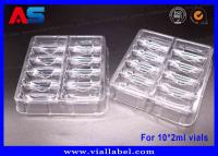 China Custom Pharmaceutical Plastic Trays And Boxes For 2ml Peptide Glass Vials , MOQ 100pcs for sale