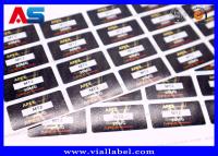 China White Pearl Film Small Bottle Label for Injection Oils Stickers, Hcg Vial Stickers Printing Customized Logo for sale