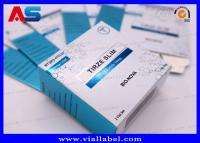 China UV Matt Metallic Colors Pharmaceutical Peptides Paper Box Label Trays For 2 Bottles Of 2ml for sale