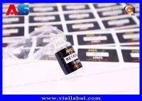 China Holographic Laser Small Labels , 5ml Peptide Paper Labels Printing With Free Design for sale