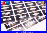 China Holographic Laser Small Labels , 5ml Peptide Paper Labels Printing With Free Design for sale