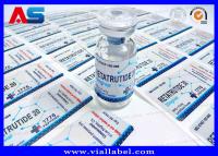 China Peptides Small Bottle Labels Holographic with Waterproof and Permanent And Strong Adhesive for sale