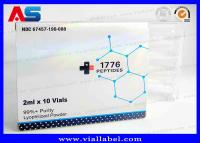 China BPC Holographic Laser Small Box , Pharmaceutical Box For 2 Bottles 3ml Printing for sale