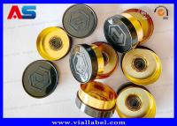 China 20mm Flip Off Caps Customized Logo, Flip Top Bottle Caps Engraved Custom Logo MOQ 30000pcs for sale