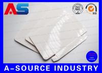China Soma-tropin Hcg 2ml Blank Paper Box Glossy White With Clear Plastic Trays pharmaceutical boxes for sale