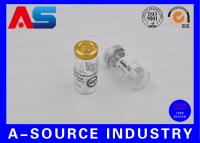 China Water Glass 10ml Vial Labels With Clear Transparent Background For Supplements / Hcg Package sticker label printing for sale