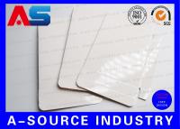 China Plain Paper 2ml 10pcs Blank Box White Box Cheap For 10ml vials With Plastic Trays Inside , Glossy Finish for sale