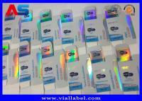 China Primobolan 10ml Vial Boxes Laser Holographite Printing Euro Gen Rx Deisgn blue box pharmaceutical packaging for sale