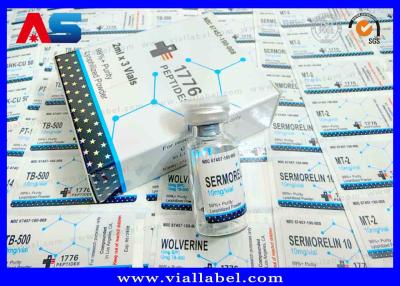 China Custom Printed Peptide Vial Box for 3 Vials – High-End Peptide Bottle Paper Box Packaging (peptide 3 vials box) for sale