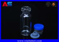 China Glass 5ml Bottle Small Glass Vials With Rubber Stopper And 13# Aluminum Plastic Cap For Peptide / Sarms for sale