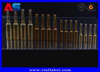 China Sterial Bulk 10ml 1ml 2ml Glass Vials Amber Ampoule Intramuscular Injection Bottle for sale