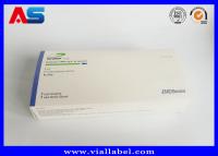 China Custom Pharmaceutical Packaging Box For 10pcs 2ml Amp Vials With Plastic Trays for sale