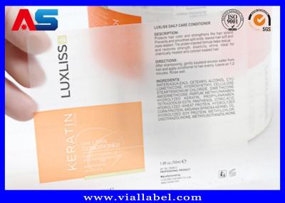 China ISO 9001 Peptide Bottle Labels Name Sticker For Andro gen Adhesive Transparent for sale