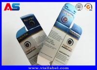 China Metalic Foil Cardboard 10ml Vial Boxes For Glass Bottles Moving Hologram Medicine pharmaceutical packaging boxes for sale