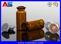 China Embossed Logo Miniature Glass Vials Clear For Pharmaceutical Packaging vial glass bottle for sale