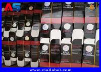 China Small Glass Bottles 10ml Vial Storage Box Printing Hologram Foil With Label , Boldenone Undecenoate for sale