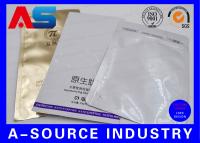 China Pill Packing Ziplock Aluminum Foil Bags Glossy Laminated Aluminium Foil Bag Customized Size for sale