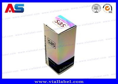 China Boxes for vials Holographic Small 10ml Vial Boxes / Eco Friendly Pharmaceutical Packaging Boxes for sale