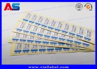 China Custom Glass Bottle Labels Glossy Lamination For Medication Package HCG vial label boxes for sale