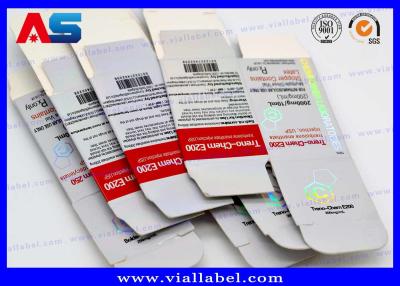 China SGS Pharmaceutical Packaging Box 20ml Custom Made Printing Hologram Diamond Logo for sale