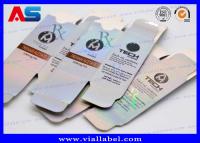 China Muscledevelop Silver Foil Embossed 10ml Vial Storage Box Of Injectables Peptide Meditech Muscle Growth for sale