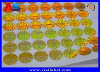 China Security Custom Hologram Sticker Anti - Fake Protection With Serial Number for sale