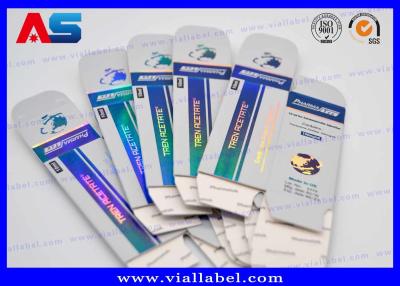 China Cosmetic 20ml Vial Box Silver Hologram Printing boxes for 10ml vials for sale