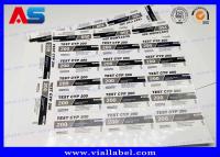 China Anti Counterfeit Panton Color 15ml Peptide Vial Labels medication label stickers for sale