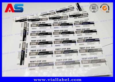 China Anti Counterfeit Panton Color 15ml Peptide Vial Labels medication label stickers for sale