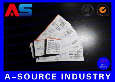 China Pharmaceutical Paper Flyer Printing For Peptide Bodybuilding Oil Instruction leaflet printing for sale