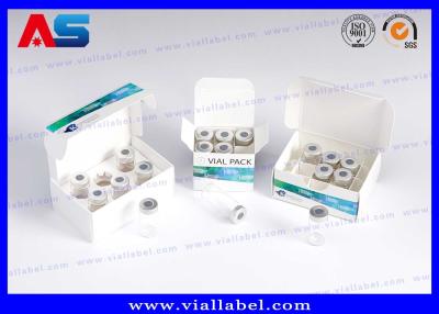 China 350g Paper Pharmaceutical Packaging Box For 2ml 1ml HCG Ampoule for sale