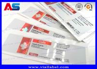 China Hologram Pharmaceutical 10ml Vial Labels  Stickers Printed For Plastic Tablet Containers for sale