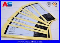 China Transparent Adhesive Label Printing Labels For Boxes With Custom Logo For   for Pharmacy Vial Bottle Packaging for sale
