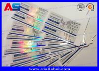 China Customizable Sticker Colour 10ml / 2ml Vial Labels  Bodybuilding For Laboratory Testing for sale