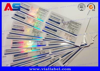 China Customizable Sticker Colour 10ml / 2ml Vial Labels  Bodybuilding For Laboratory Testing for sale