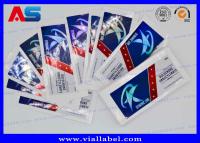 China Removable Pharmaceutical Bottle 10ml Vial Labels  Hologram Printing for sale