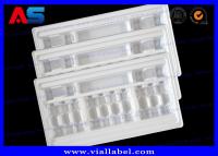 China Soma tropin Hcg 2ml 3ml 10ml Glass Vials Plastic Blister Packaging for peptide vials for sale