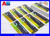 China Custom Peptide 10ml Vial Bottle Label Waterproof Glossy Finish Packing for sale