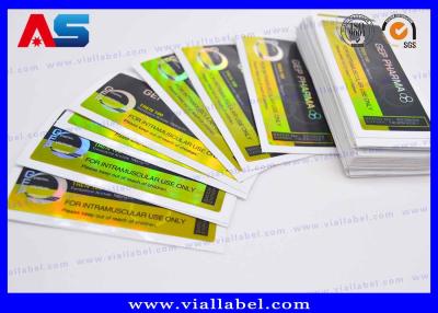 China 25 * 60 mm Adhesive Plastic Vinyl Vitamin Private Label For 10ml Bottle Package custom vial labels for sale