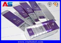 China Strong adhesive Noble Laboratories Pharmaceutical Peptide Bottle Labels For 10ml Injectable Vials for sale