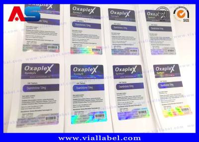 China Professional Prniting Of 10ml Vile Labels And Cartons Hologram Laser Printing labels for glass vials for sale