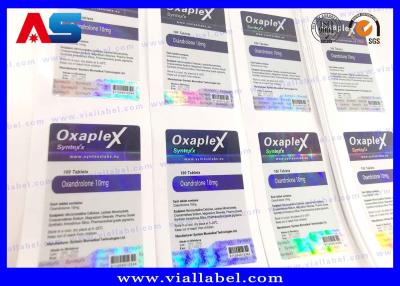 China Medication Package 10ml Vial Custom Adhesive Labels full color Custom Printing for sale