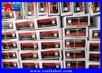 China Pharmacy Medication Bottle 10ml Vial Labels Laser Hologram + CMYK Printing labels for glass vials for sale