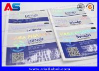 China Bio Tech Waterproof 10ml Dianabol Peptide Bottle Labels vials bottles labels for sale