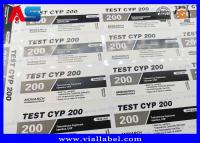China CMYK Printing 10ml Custom Vial Labels For Glass Medicine Bottles peptide packaging for sale