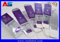 China CMYK Printing Injectable Peptide 10ml Vial Boxes And Labels 10ml bottle roll labels for sale