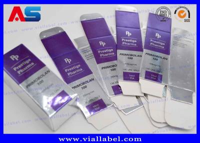 China CMYK Printing Injectable Peptide 10ml Vial Boxes And Labels 10ml bottle roll labels for sale