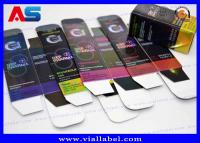 China Glossy Finish Propionate Peptide Bottle Labels And Boxes Custom Colors for Pharmaceutical Peptide Vials for sale