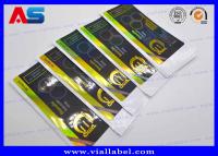 China Pharmaceutical Laser Hologram Adhesive Bottle Labels for 3ml / 2ml peptide packaging with plastic tray for sale